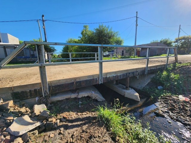 El intendente Lima informa sobre la conclusión de la alcantarilla que ...